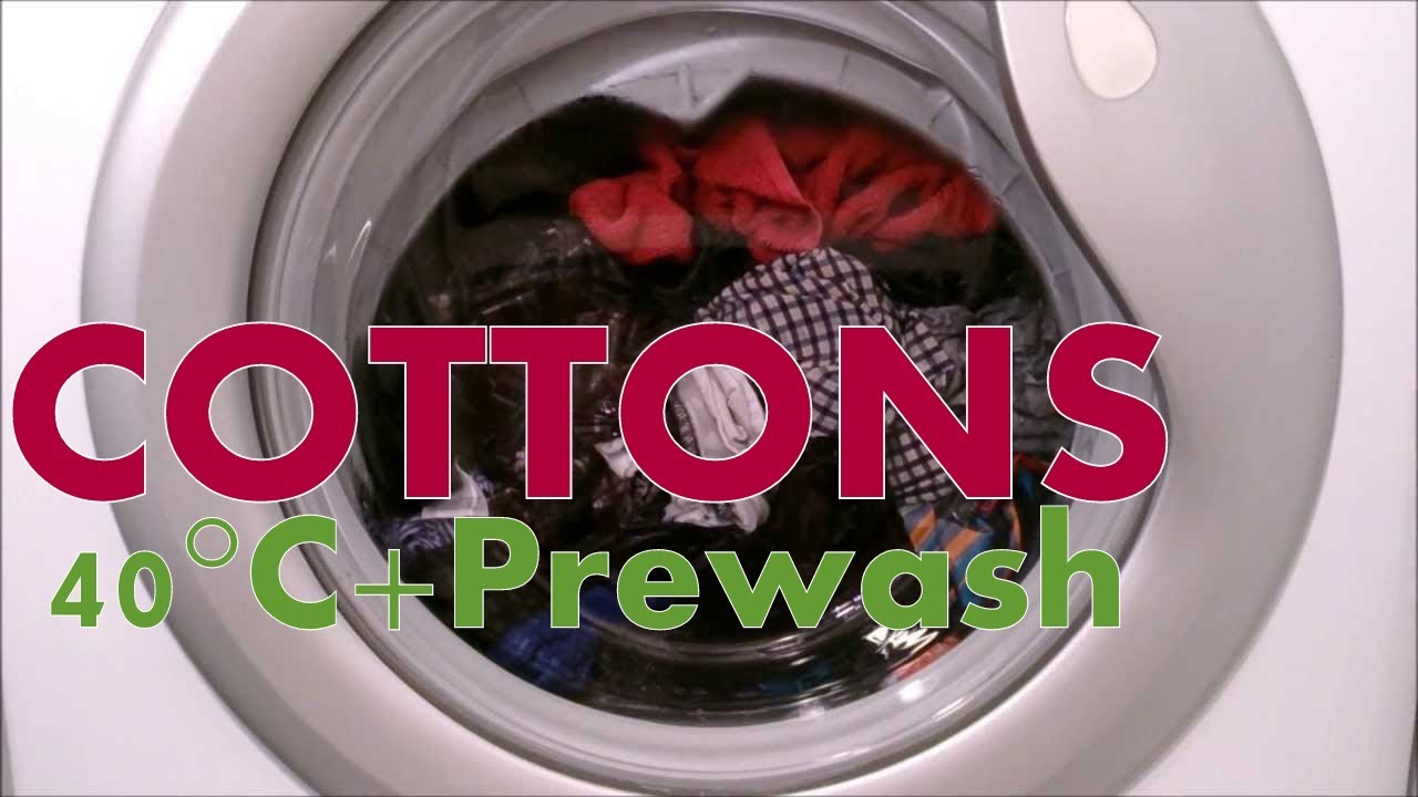 Candy GrandO Plus washing machine - Cotton Coloureds 40°C with Pre-wash ...