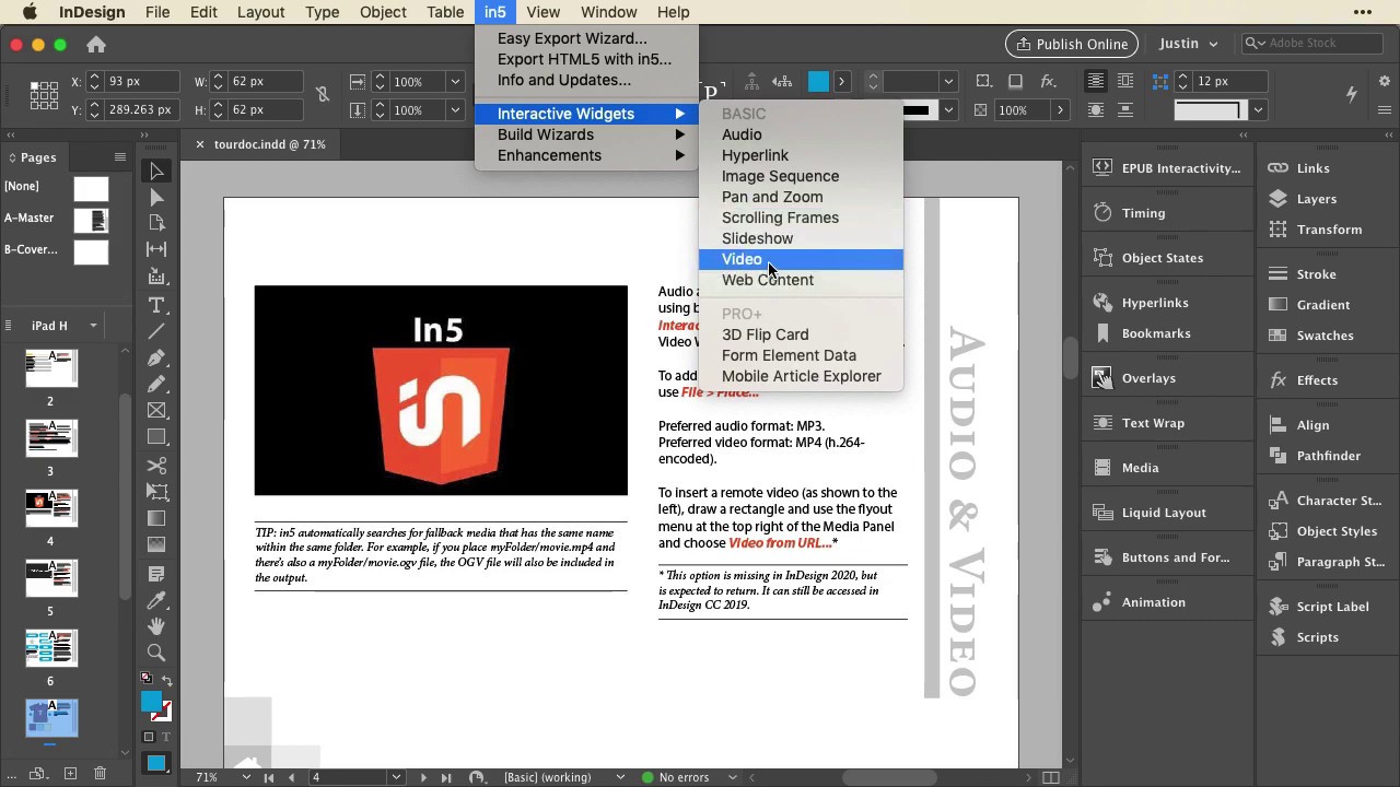 Basic Interactive Widgets - in5 Features by Plan - YouTube