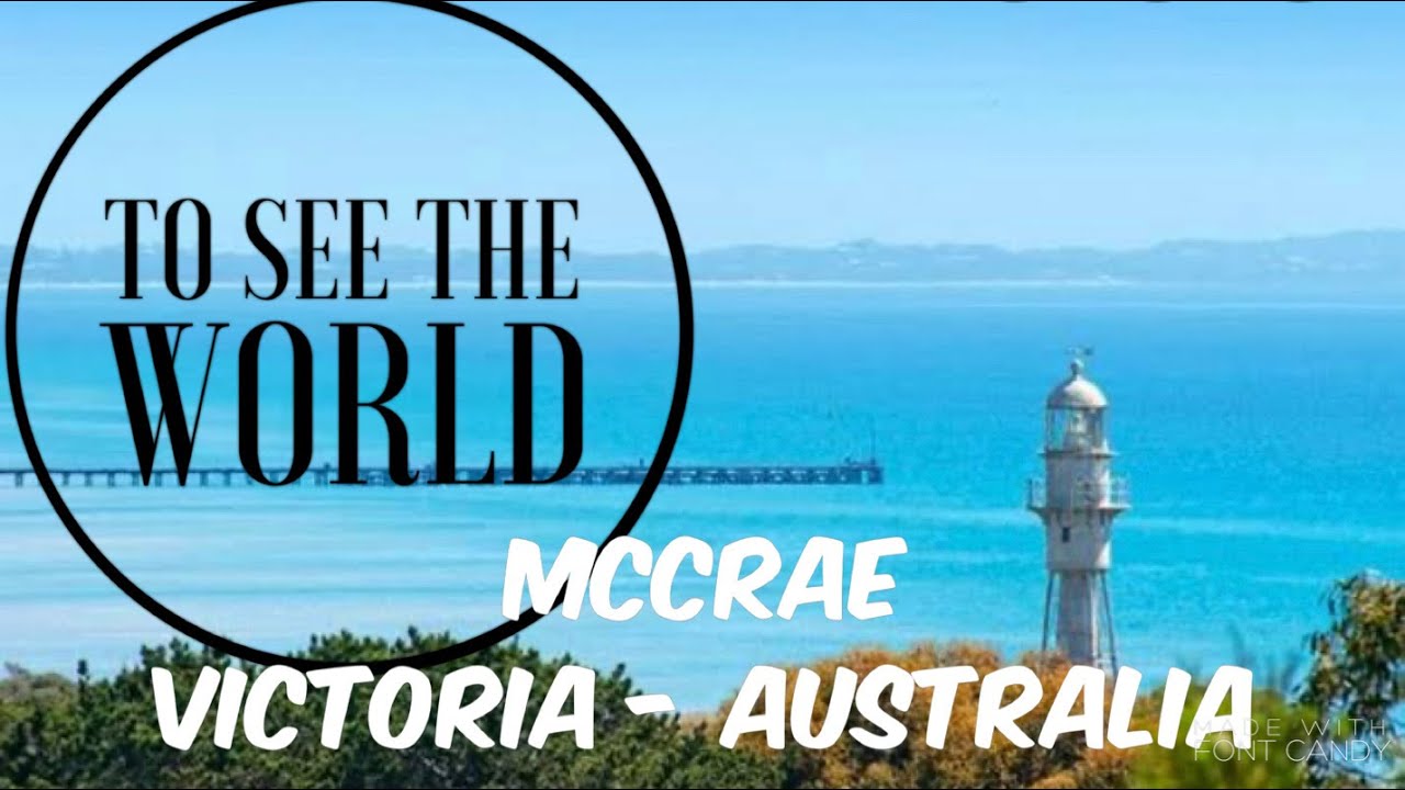 4K - Walking around McCrae Town centre and Beach , Victoria, Australia ...
