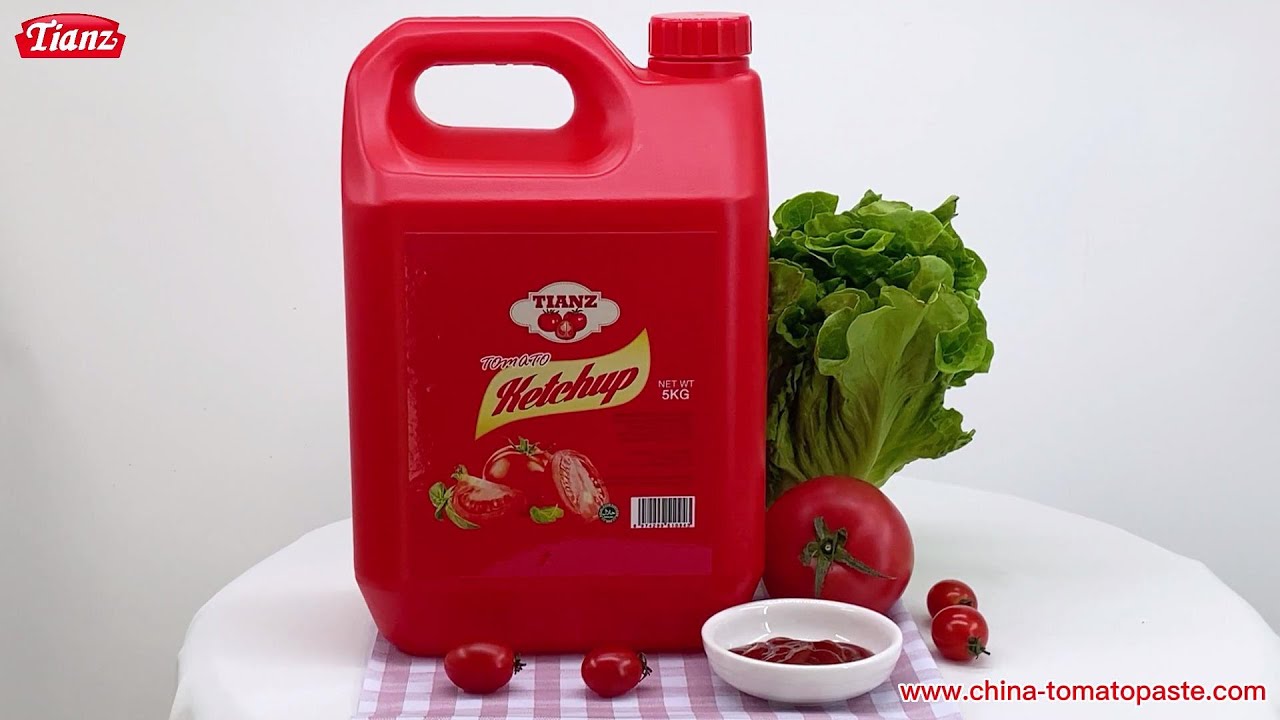 Tub Tomato Paste 5KG | Support OEM | Tianz Tomato Paste - YouTube