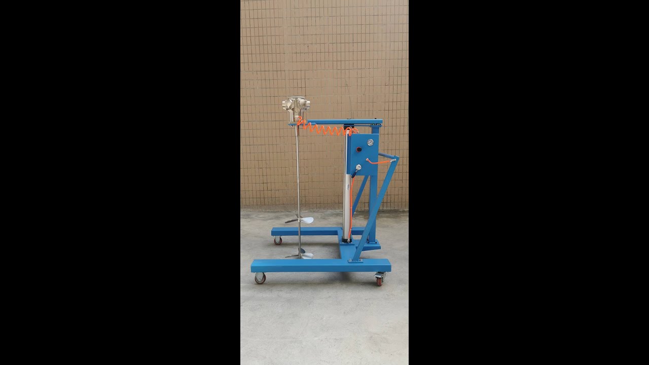 Demonstration of pneumatic mixer function#air #Mixing and mixing ...