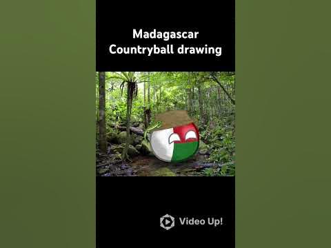 Madagascar Countryball drawing #madagascar #countryballs @Birdsrule73 - YouTube