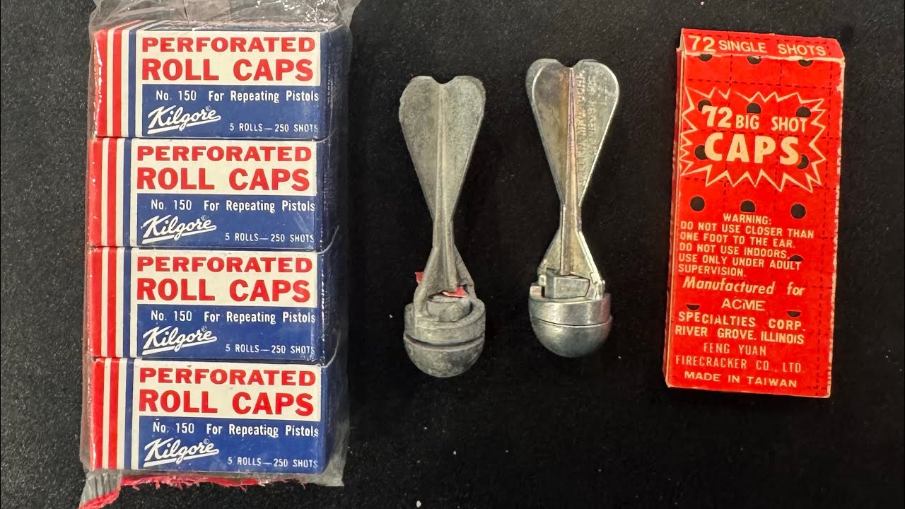 Vintage fireworks Cap Bomb - YouTube