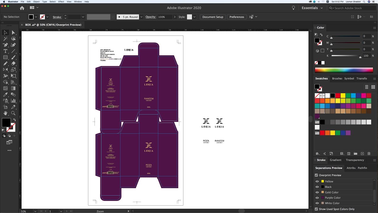 How to Make Printing Separation | Complete Process | Packaging - YouTube