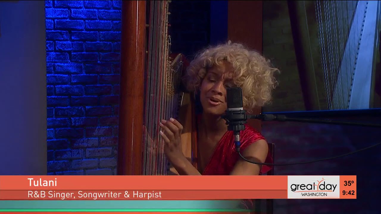 Tulani: Powerhouse singer, songwriter and harpist - YouTube