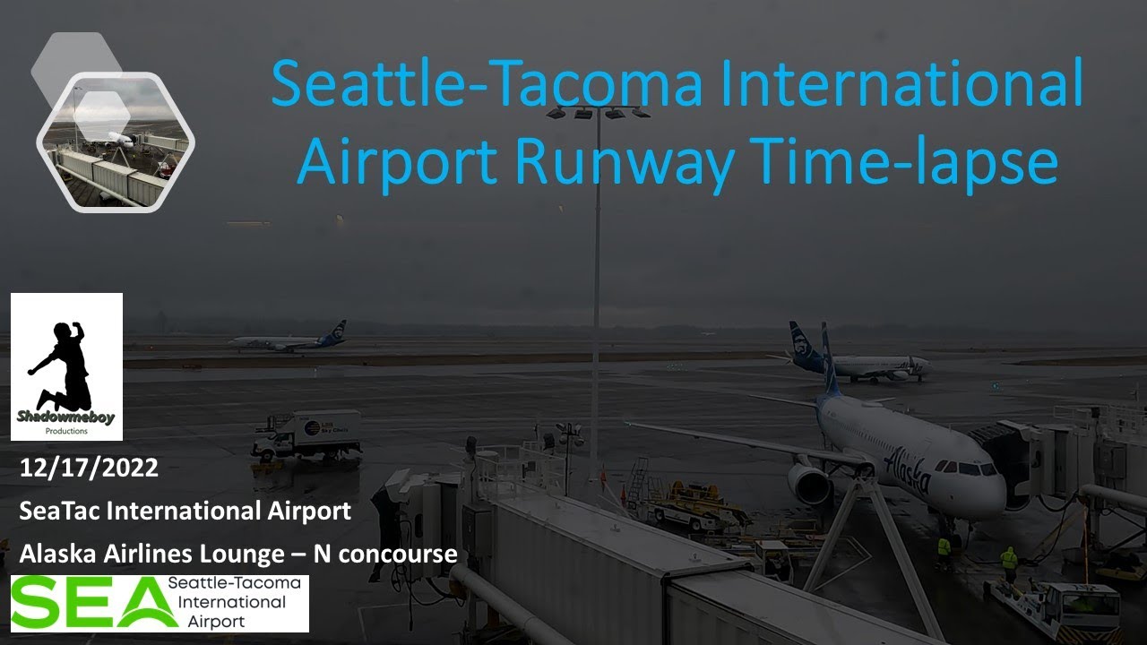 Seattle Tacoma International Airport Runway Time lapse - YouTube