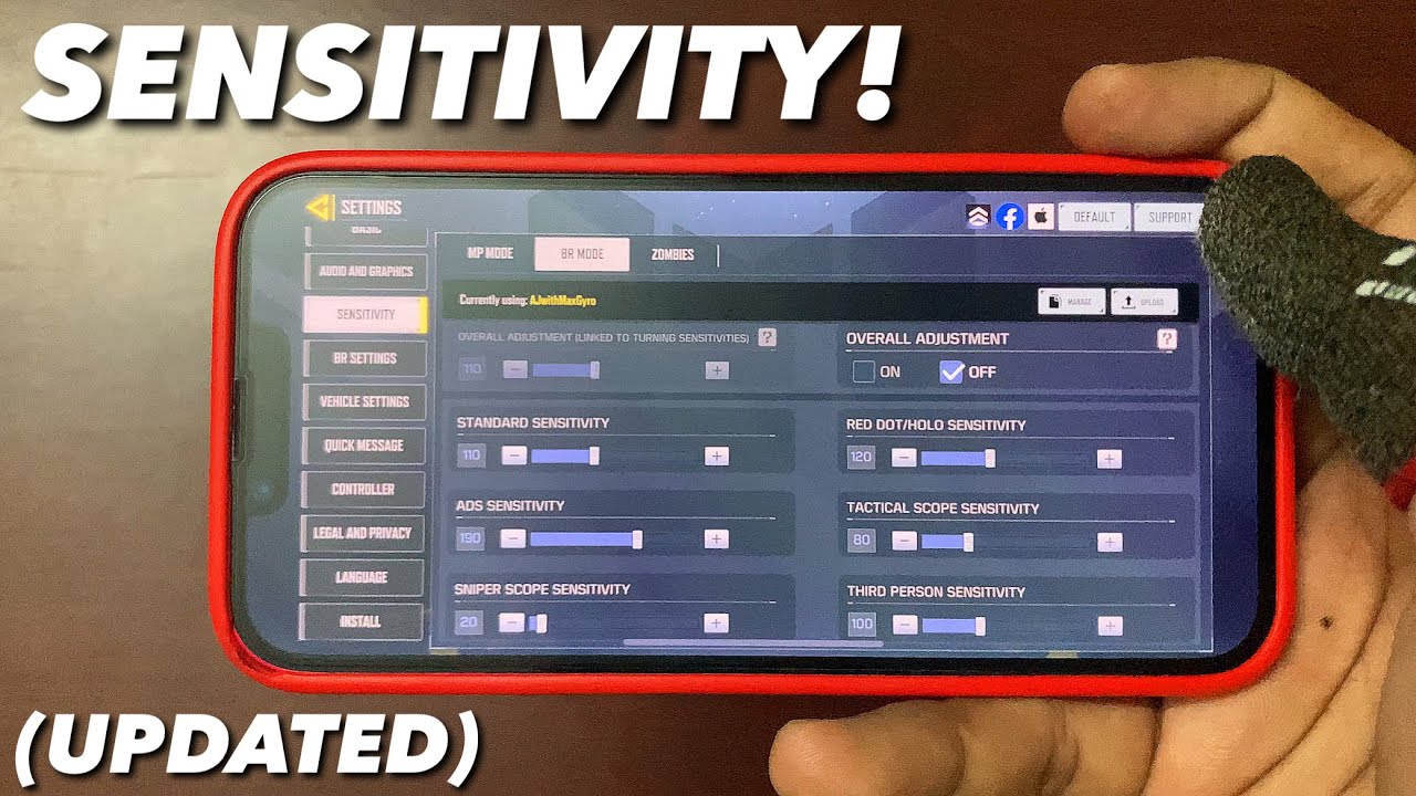 *NEW* Pro Sensitivity + Gyro Sensitivity for CODM Battle Royale ...