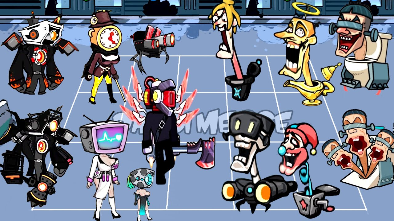 Camera Clash Monster: Epic War | Shoot Battle, Merge Clockwomen ...