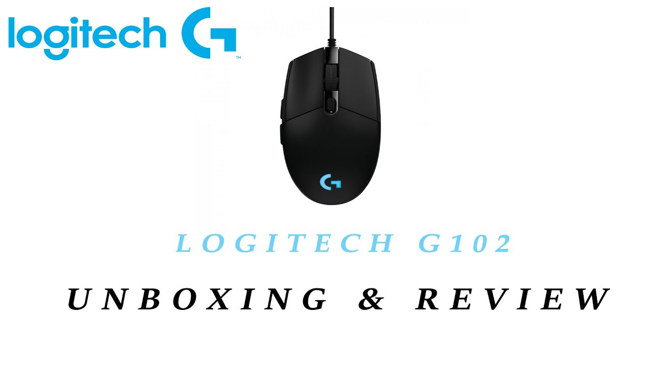 Logitech g102 RGB Mouse unboxing and review - YouTube