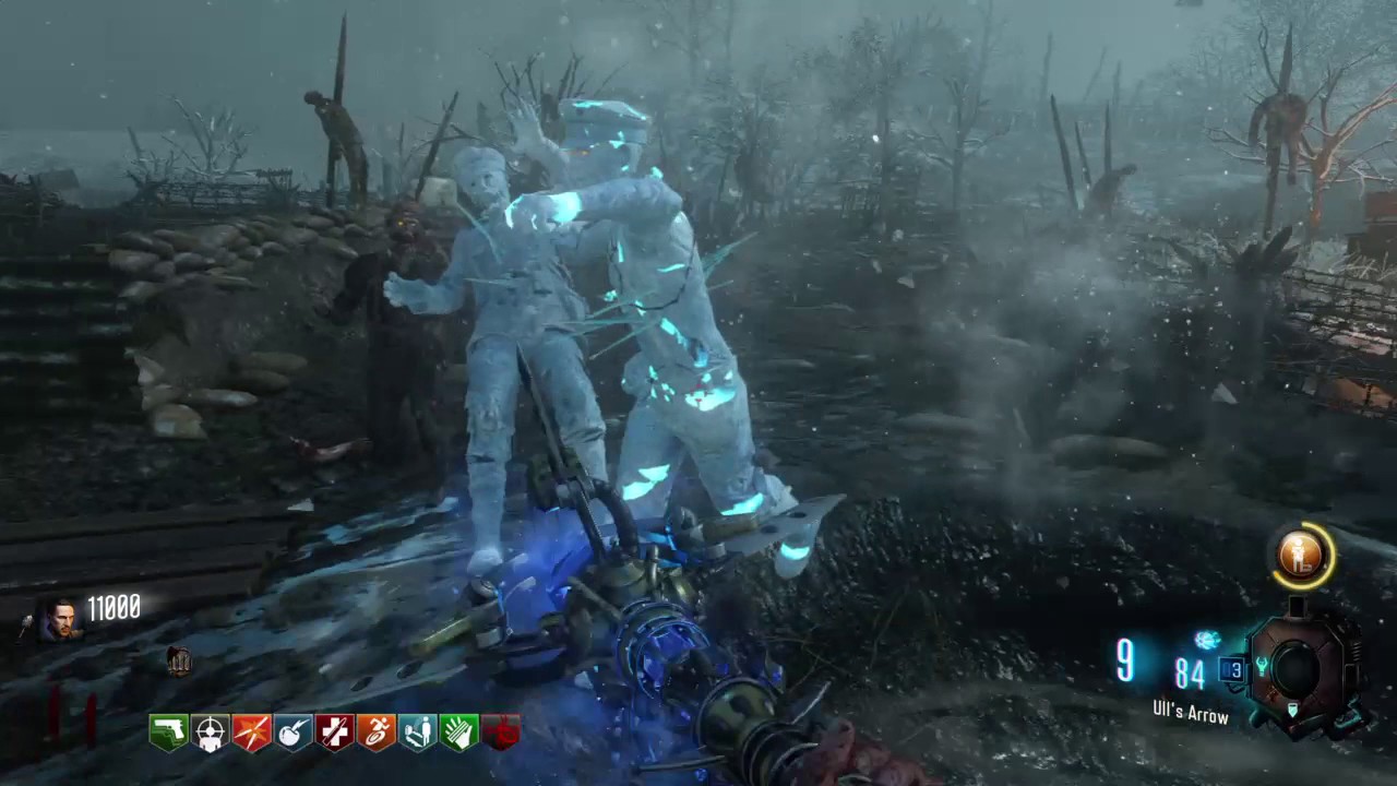 ORIGINS REMASTERED ICE STAFF GAMEPLAY | BO3 ZOMBIES CHRONICLES - YouTube