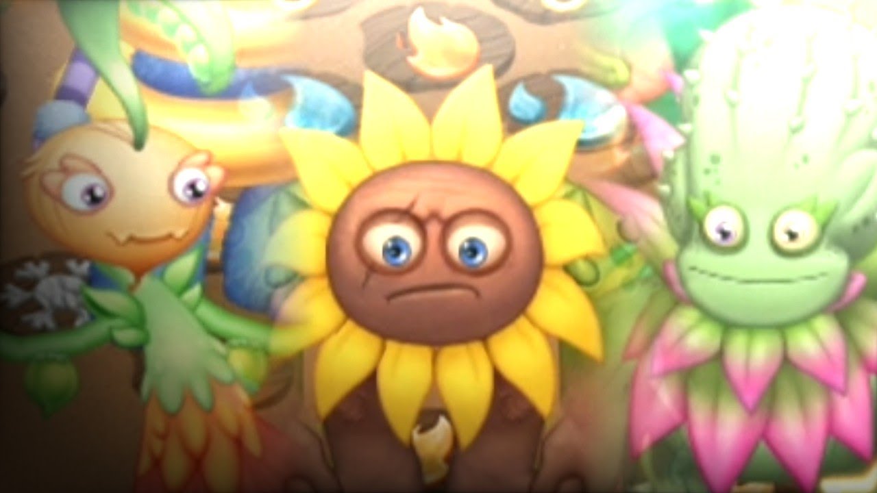 Flowah, Barrb and Edamimi! (Amber Island) || My Singing Monsters - YouTube