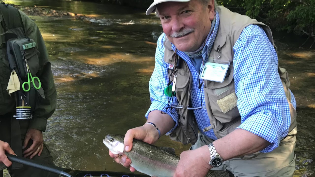 Zach Eidson And Robert Eidson Fly fishing the French Broad - YouTube