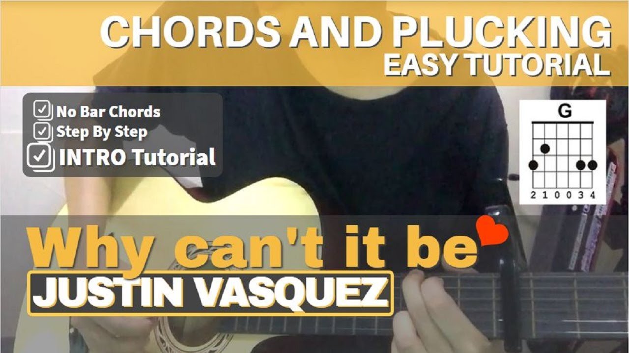 Why Can't It Be x Justin Vasquez Cover | Kaye Cal | Easy Guitar Chords ...