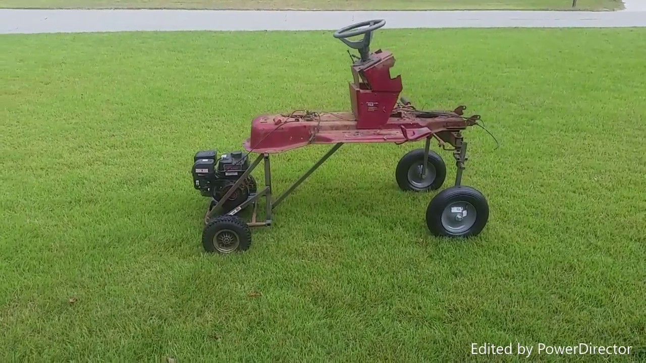Mud Mower 12 inch lift part 2 and first ride - YouTube