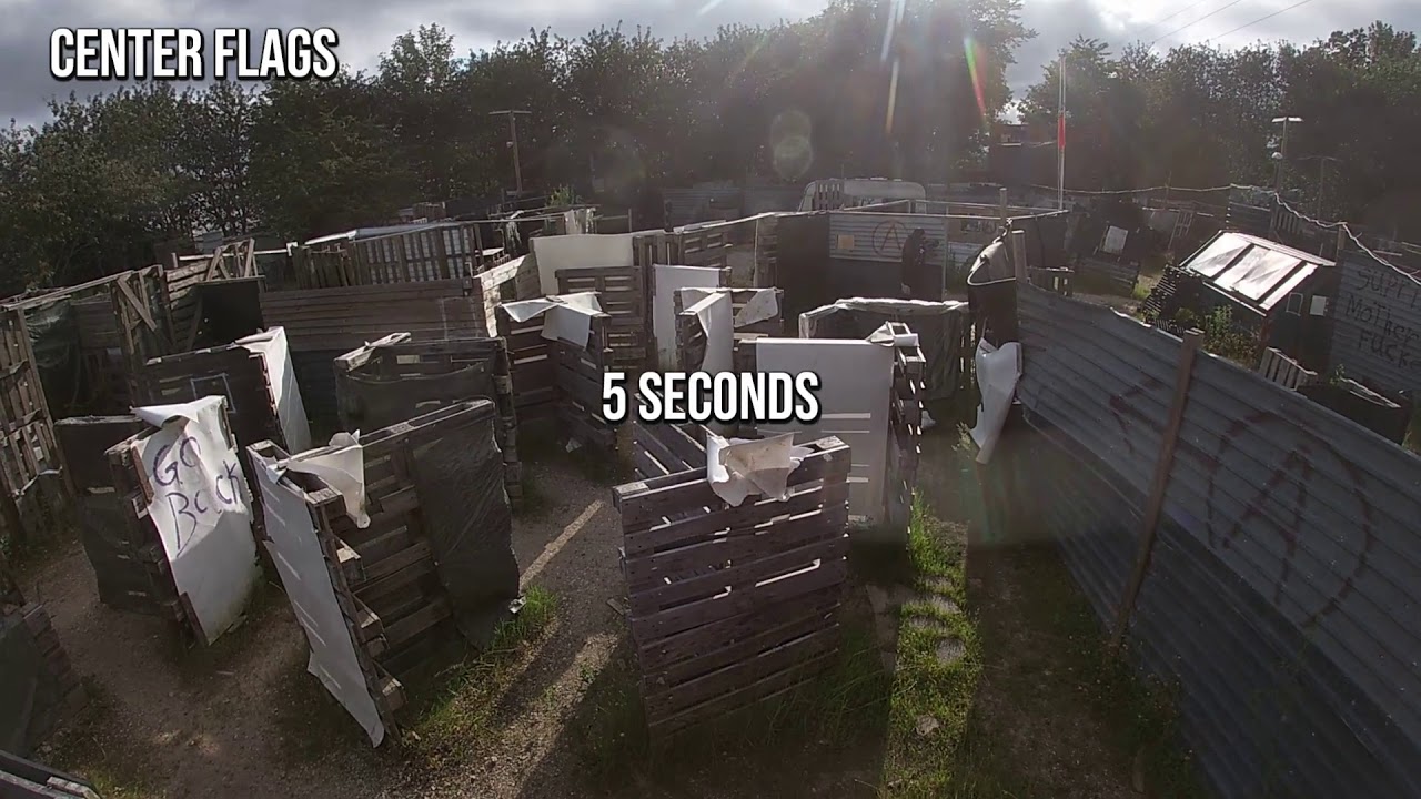Center flags, Aarhus Airsoft field - YouTube
