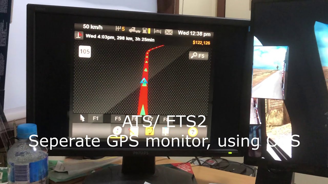 ATS/ETS2 -Enlarge in-game GPS with OBS studio -2mins - YouTube