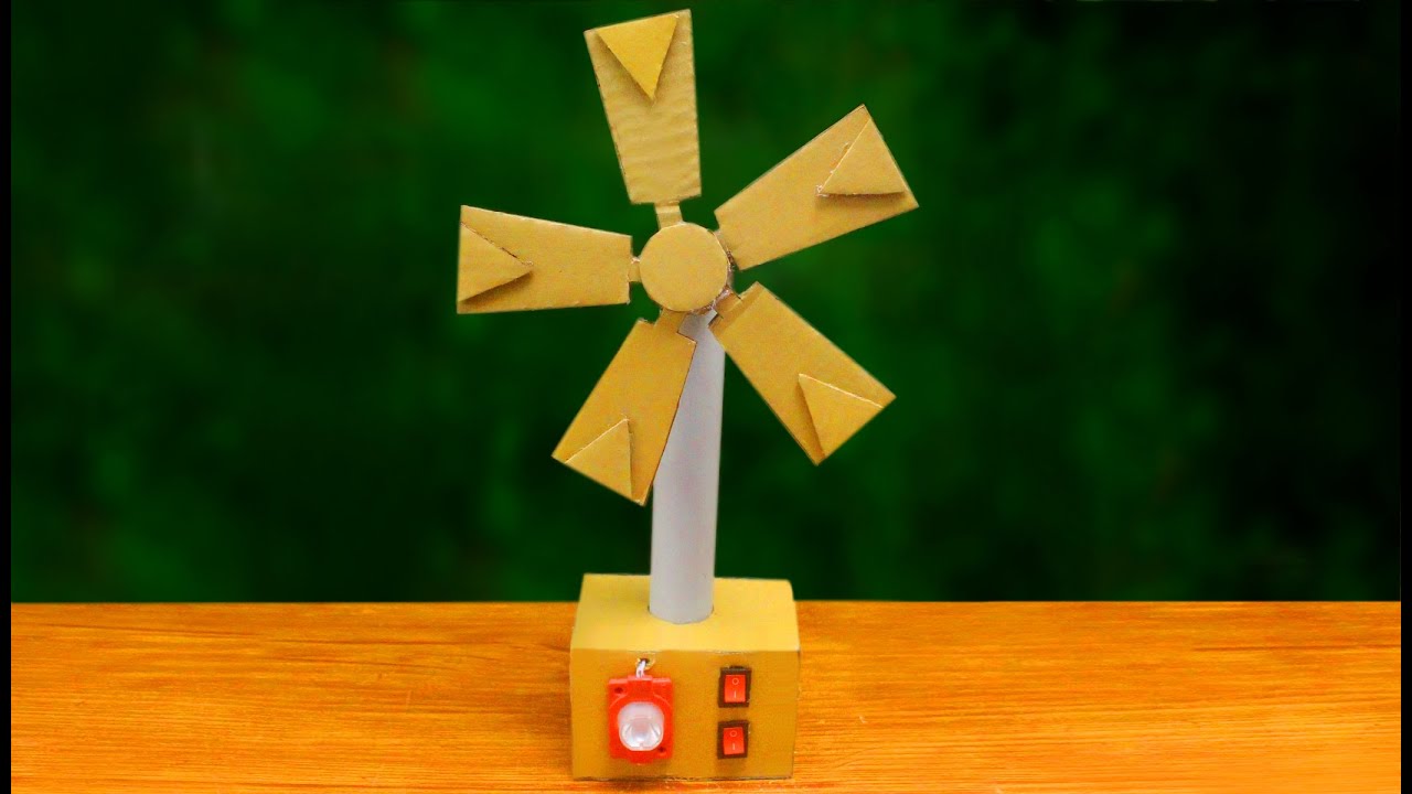 How to make powerful high speed electric fan at home using DC motor ...