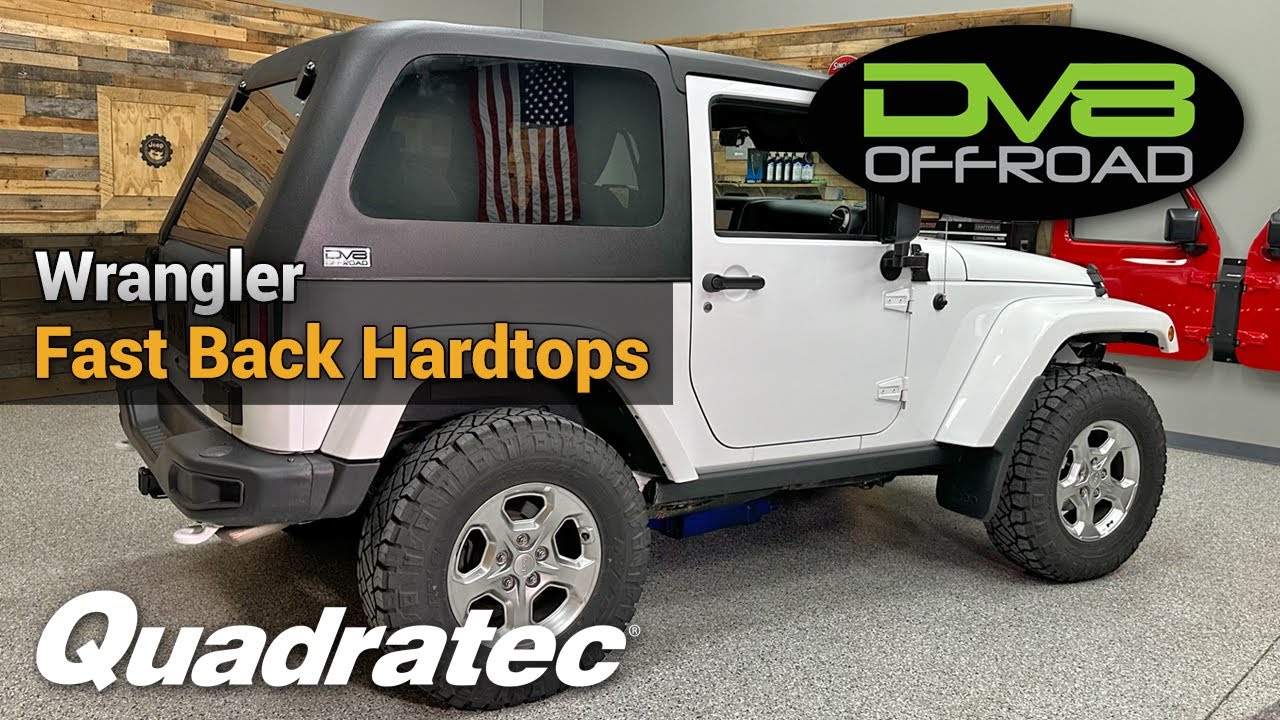 Transform Your Jeep Wrangler with a DV8 Offroad Fast Back Hardtop - YouTube