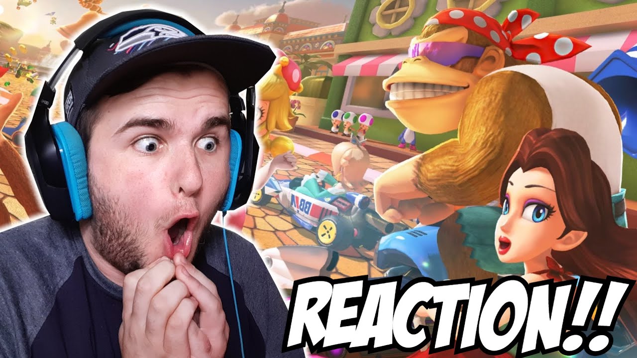 WAVE 6 TRAILER WITH FUNKY KONG!! | Mario Kart 8 Deluxe Booster Course ...