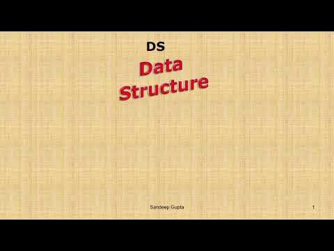 DS Lecture 1 - YouTube