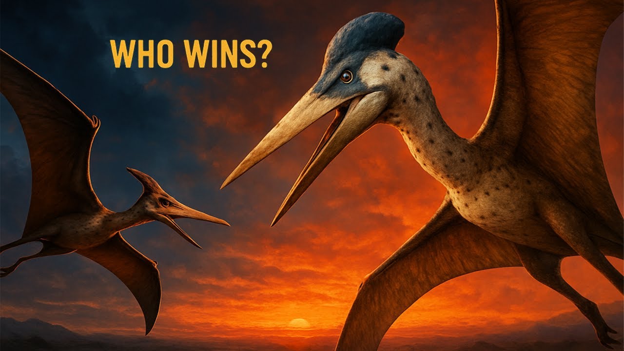 Pteranodon vs Quetzalcoatlus - the ultimate pterosaur showdown! - YouTube