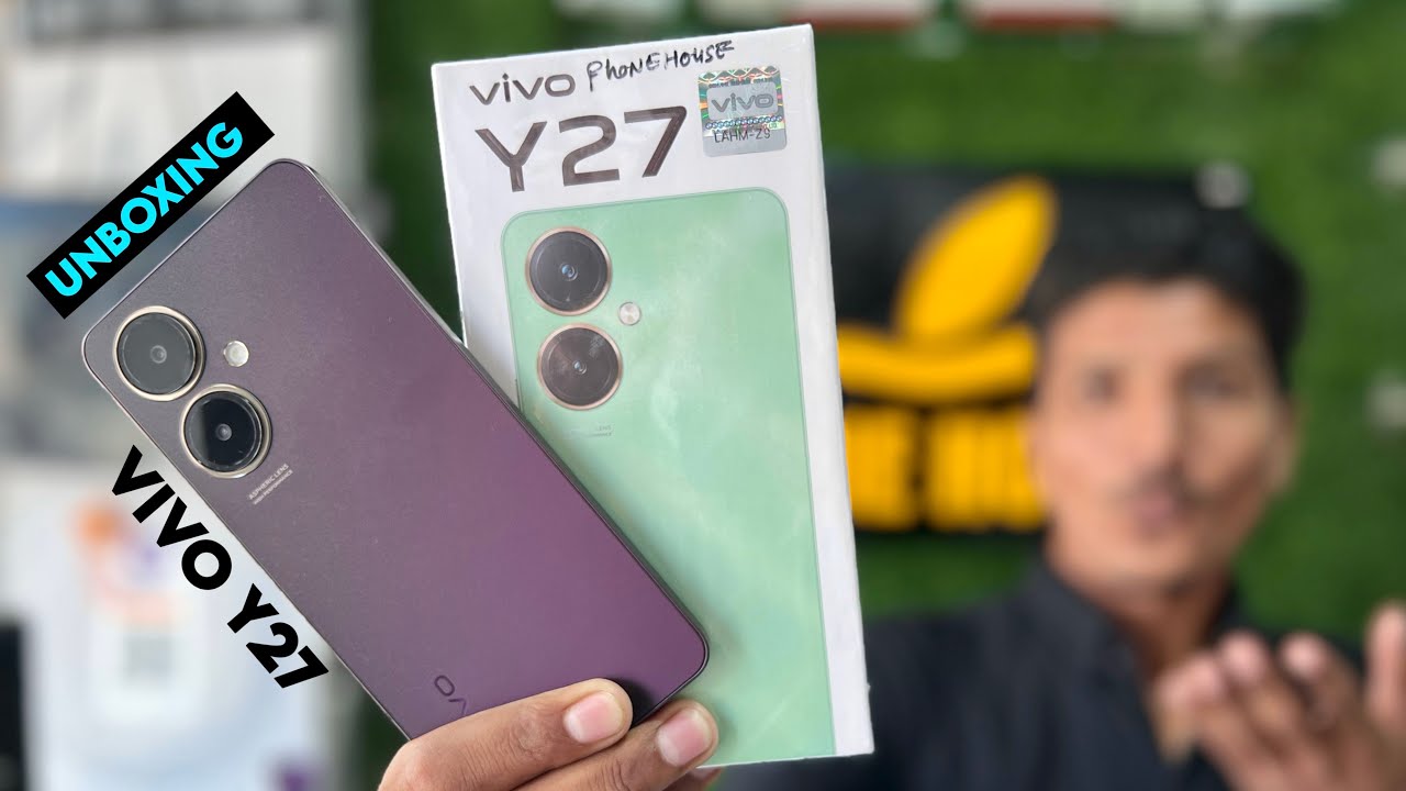 Vivo Y27 Unboxing & First Impressions ! - YouTube