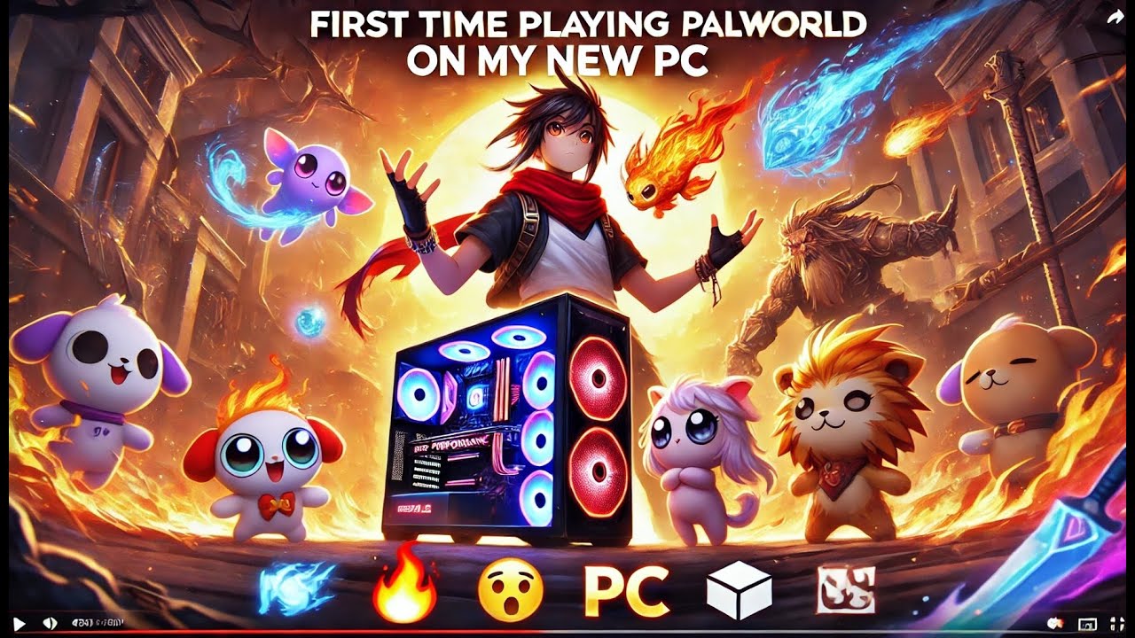 "First Time Playing Palworld on My New PC 🔥 | Epic Pal Adventures 🖥️ ...