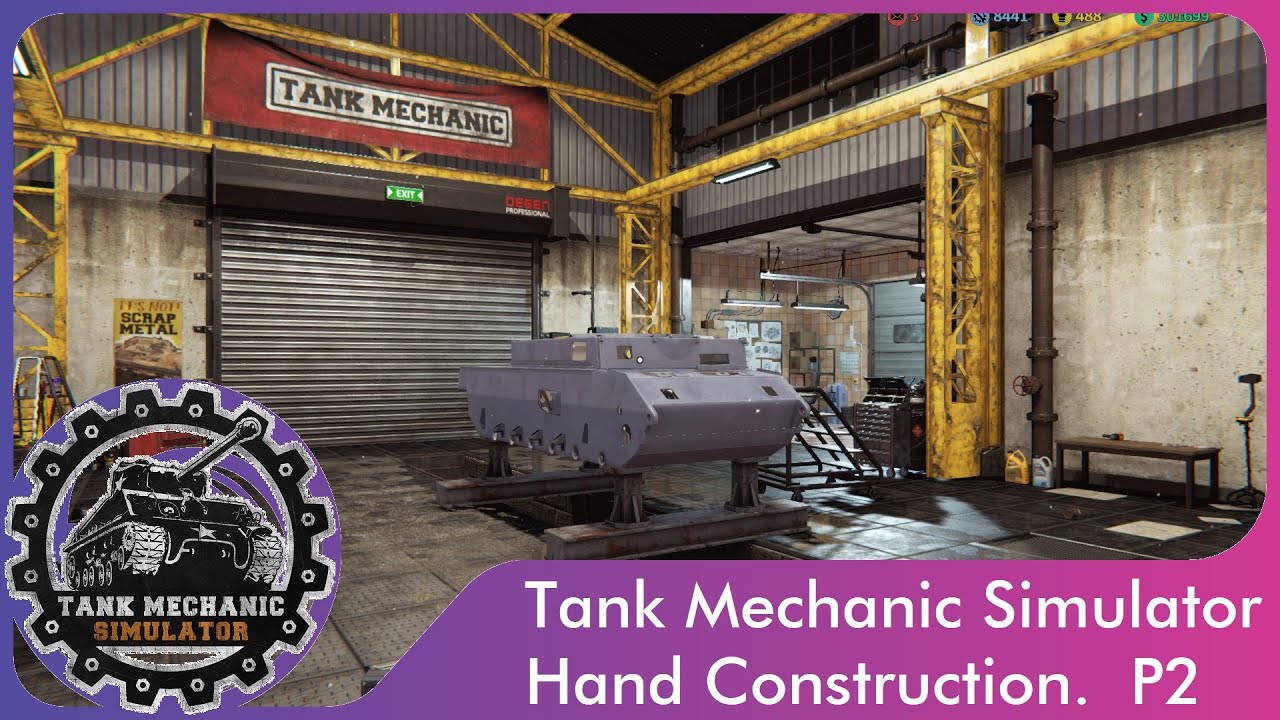 Tank Mechanic Simulator #42 "Hand Construction. P2" - YouTube