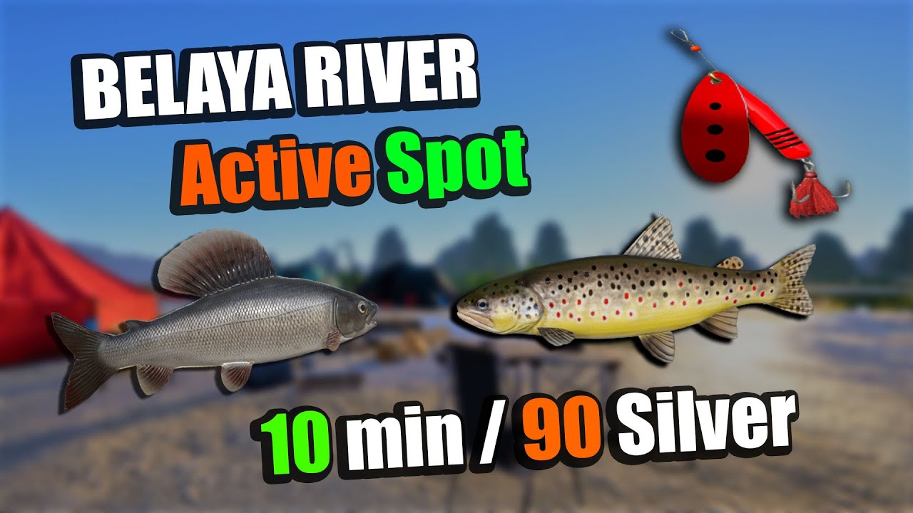 🎣Russian Fishing 4 RF4 - Belaya River Active Spot Grayling#328 - YouTube