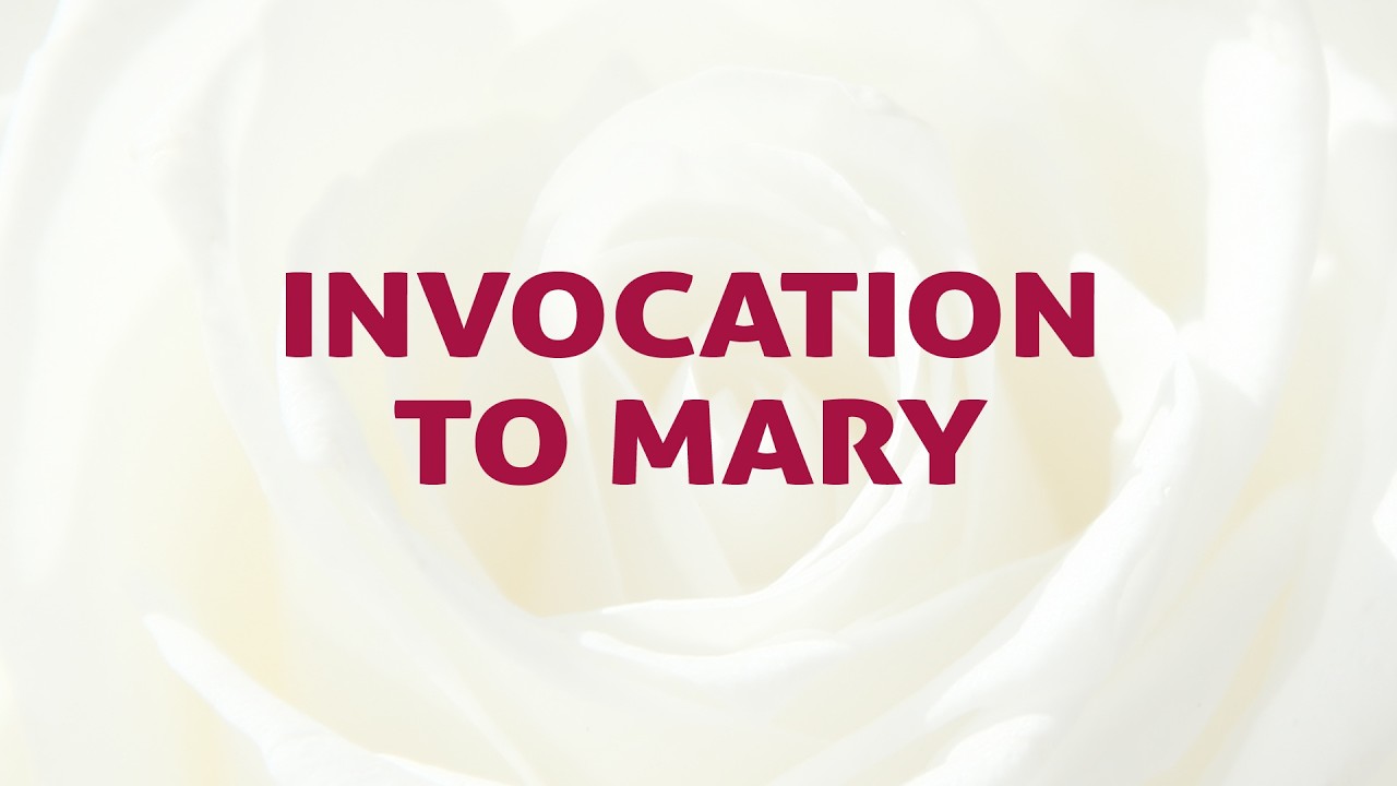 Invocation To Mary Song Lyrics | T29 | With Joyful Lips Hymns | Divine ...