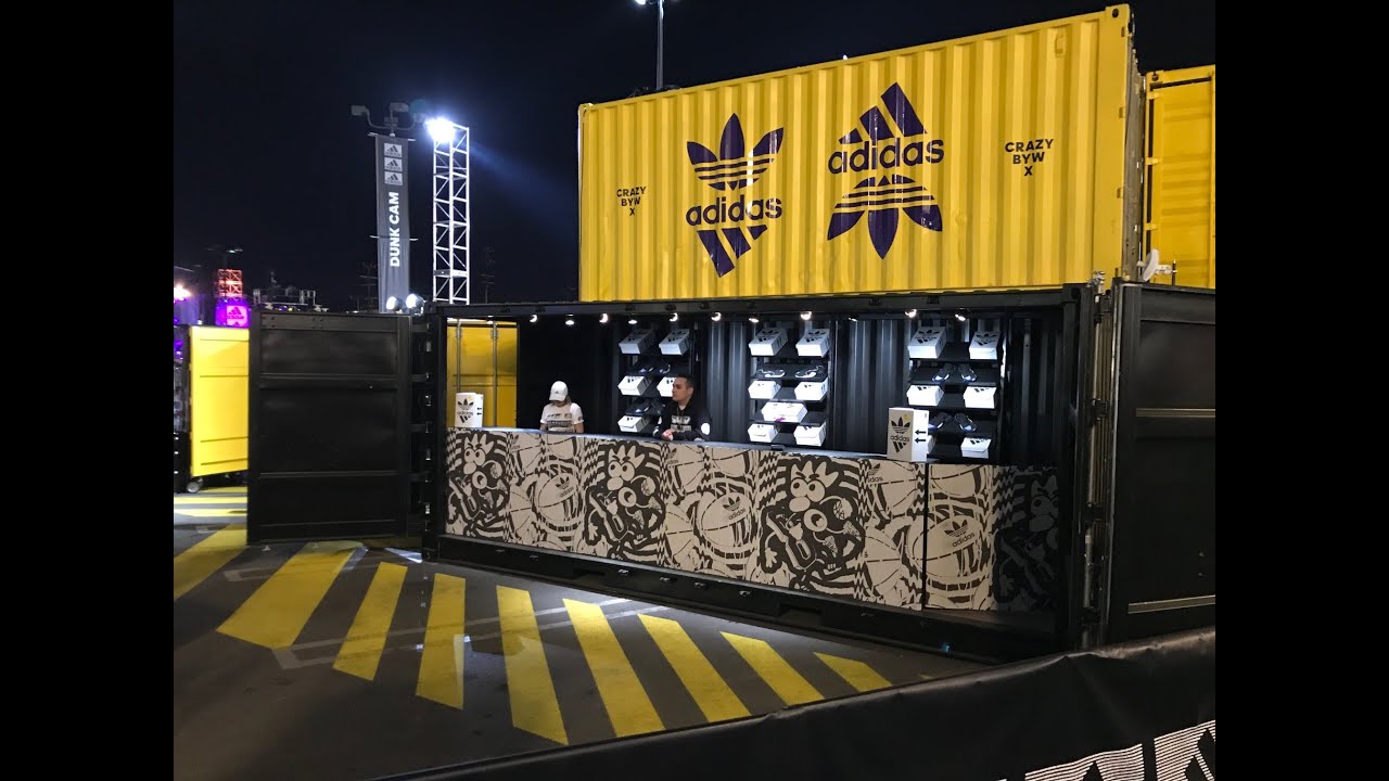 IPME Builds Containers for adidas All Star Weekend - YouTube