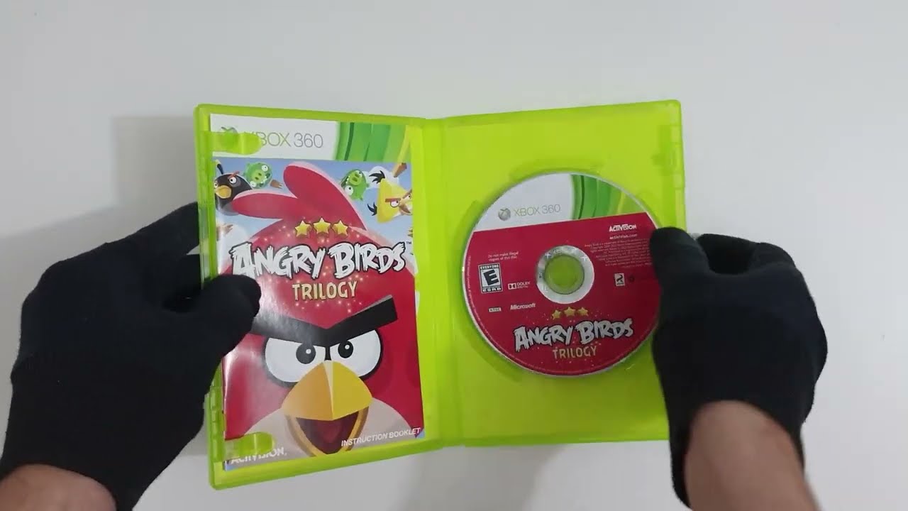 Angry Birds Trilogy Xbox 360 Unboxing - YouTube
