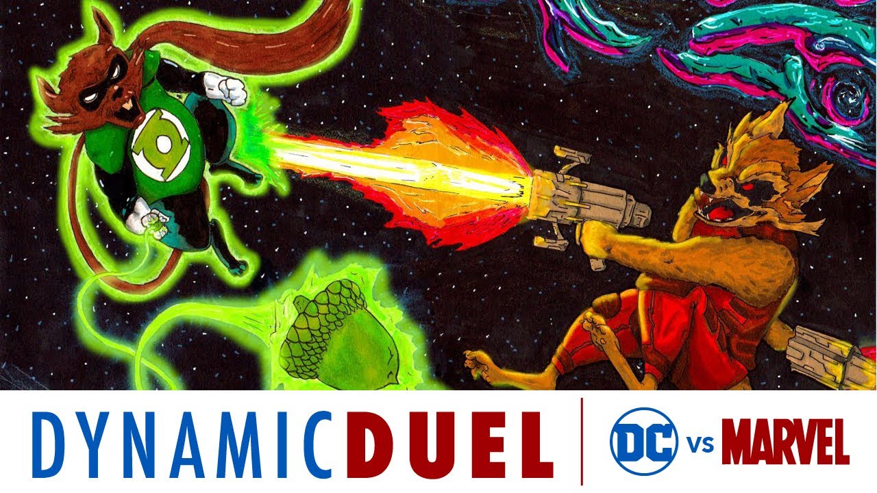 Green Lantern (Ch'p) vs. Rocket Raccoon - YouTube