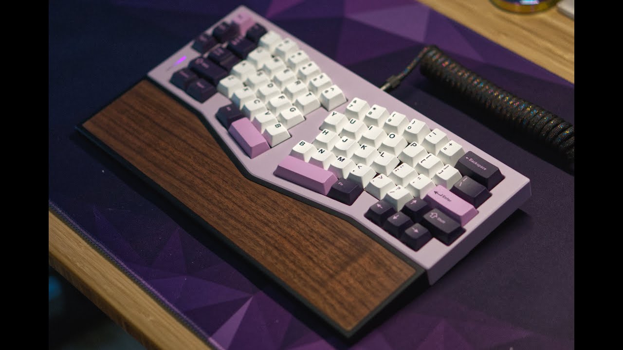 OwLab Spring with KTT Strawberry Switches - YouTube