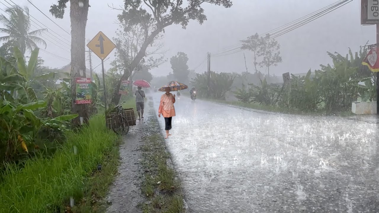 12 HOURS Rain and Thunder, Thunderstorm, Rain And Thunder That Rumbles ...
