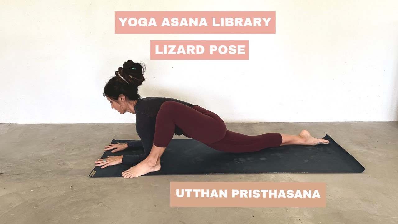 Asana Library: Utthan Pristhasana/ Lizard Pose - YouTube