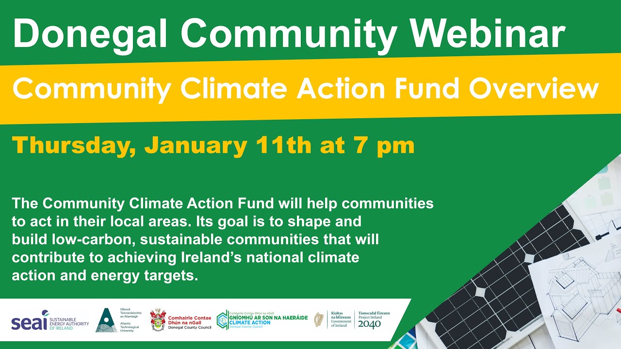 Community Climate Action Fund Overview - Donegal Sustainable Energy ...