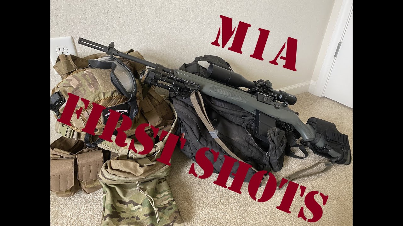 STANDARD M1A FIRST SHOTS - YouTube