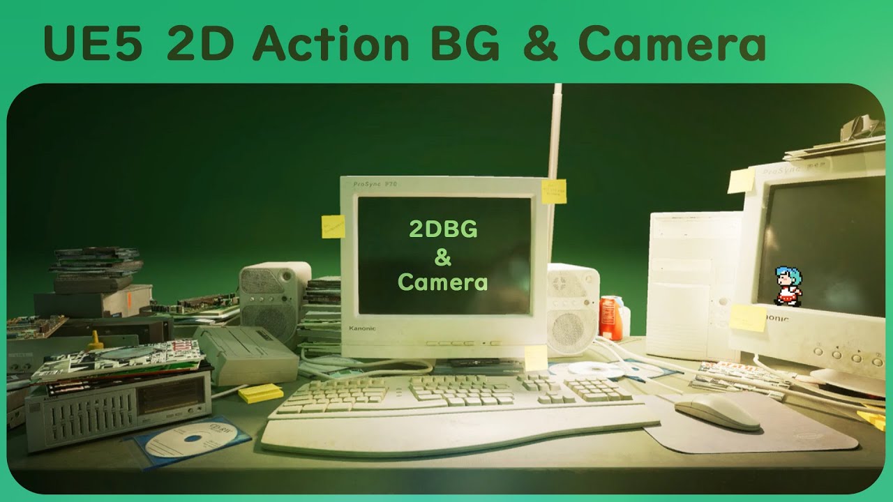 【UE5】2Dゲームの作り方 | 2DBG & Camera Settings | Unreal Engine 5 - YouTube