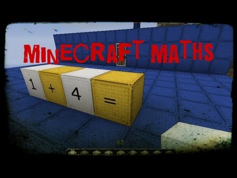 Minecraft Maths Map - YouTube
