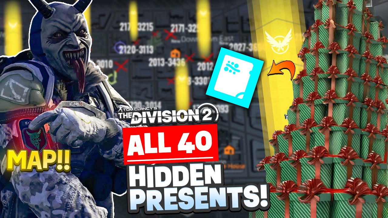 Division 2 Winter: ALL 40 Hidden Presents • Locations Map — DON'T MISS ...