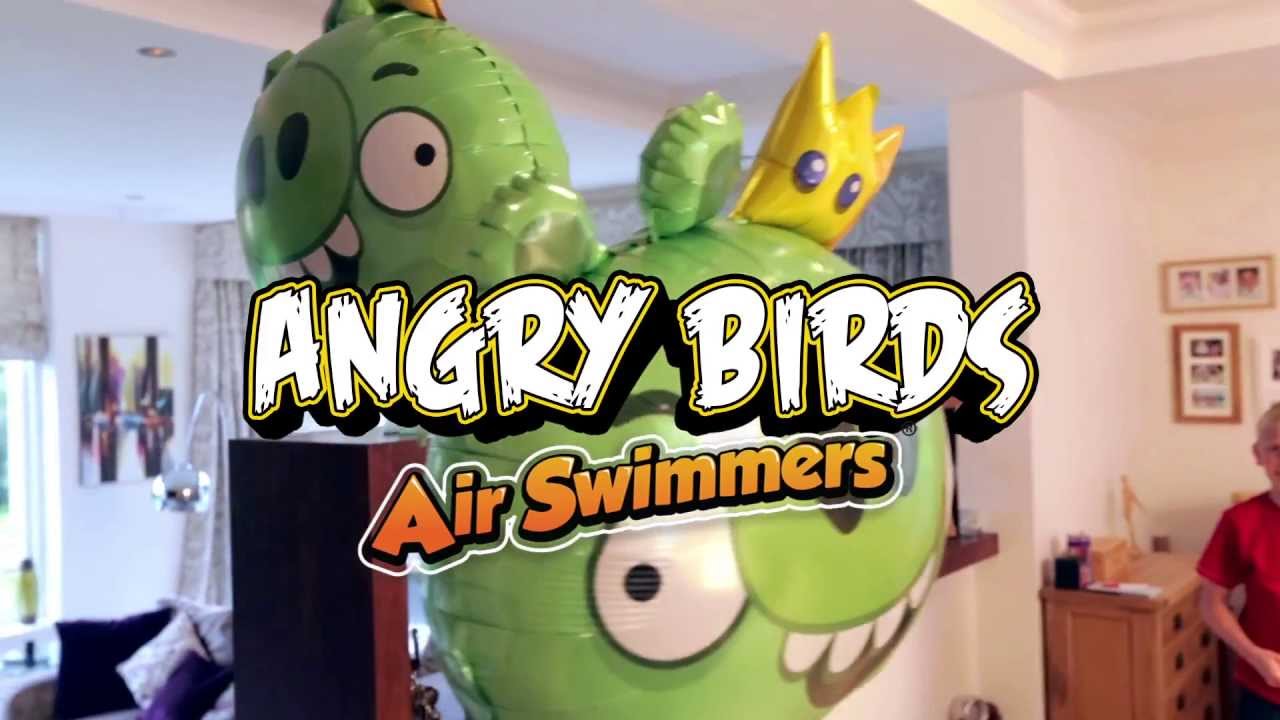 Air Swimmers Extreme Turbo - Angry Birds 憤怒鳥搖控飛天魚 Video 1 - YouTube