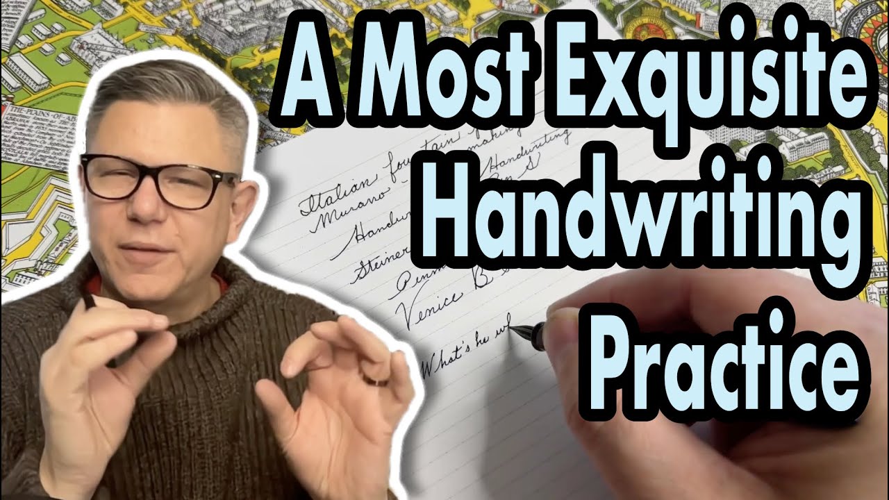 Improve Your Handwriting with A Most Exquisite Penmanship Practice ...