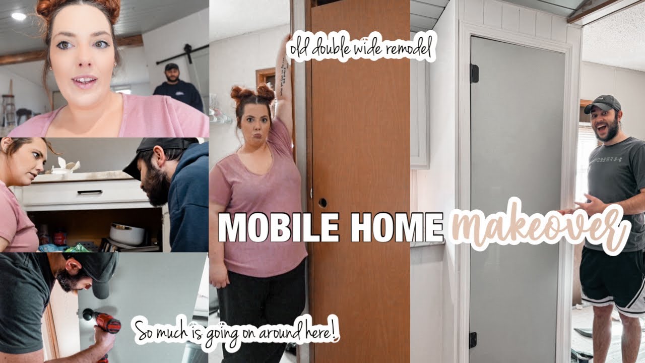 LET’S CONTINUE REMODELING THIS OLD DOUBLE WIDE! Extreme mobile home ...