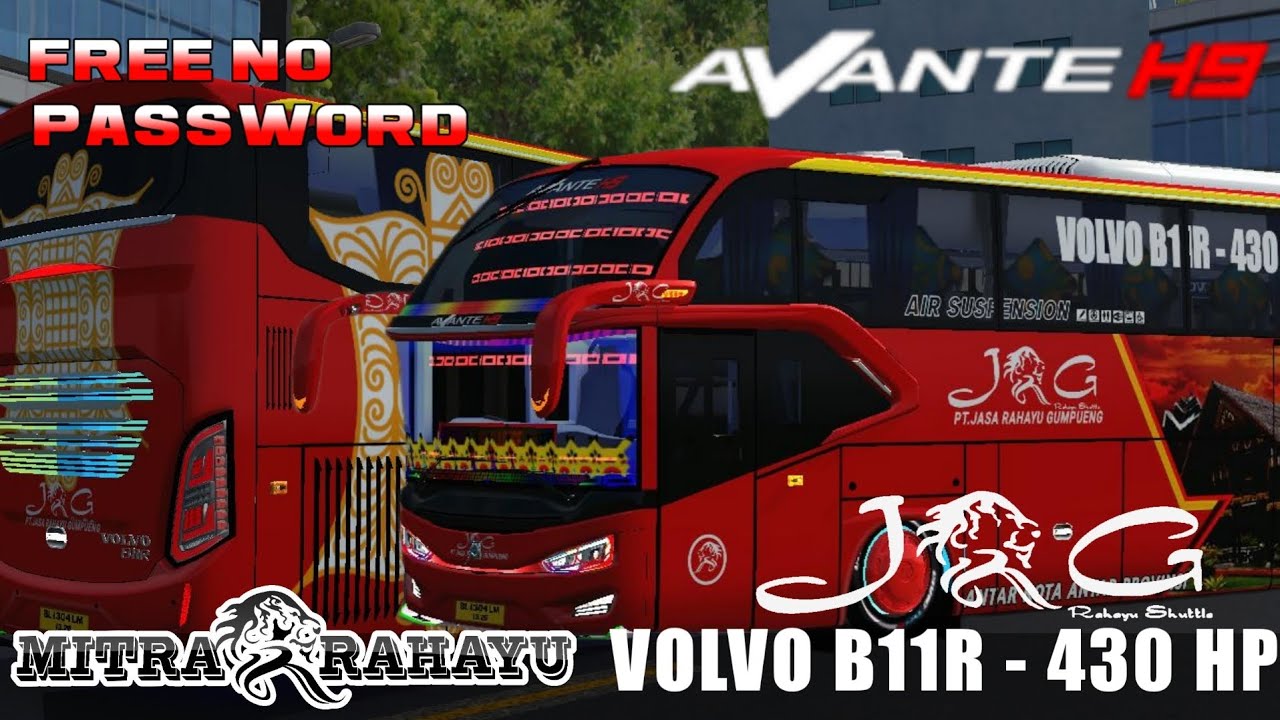 SHARE LIVERY AVANTE H9 JRG VERSI BUSSID || ORI SERASA MOD😅🤙 - YouTube