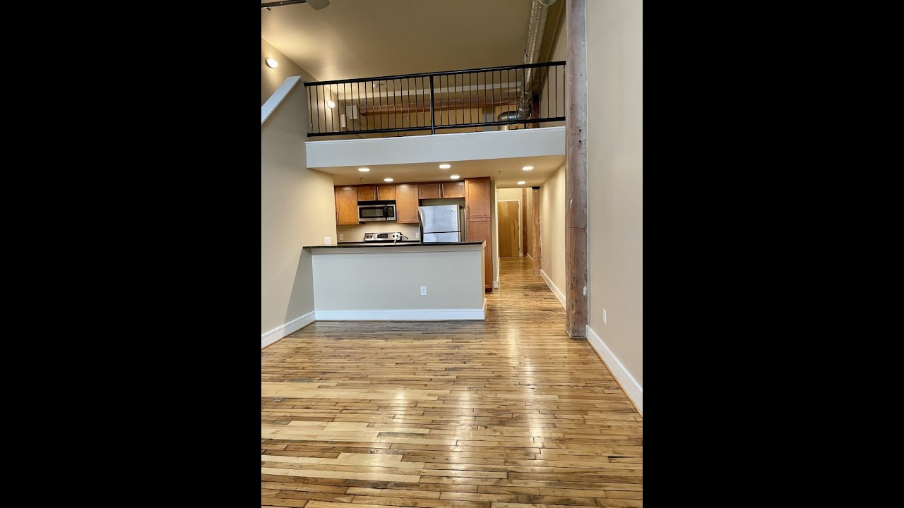 Cotton Mill Lofts Unit 101 1-Bedroom plus a Loft - YouTube