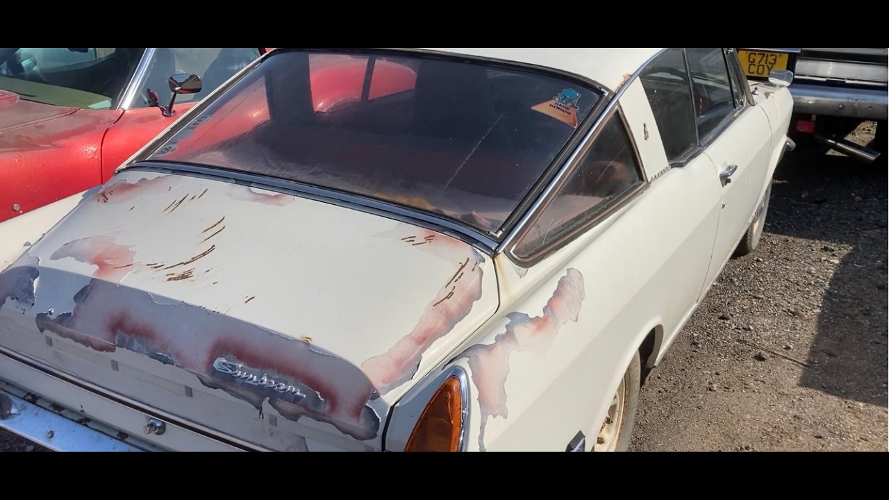 Sunbeam Alpine Fastback Part 3 - clean inside and sort cooling system ...