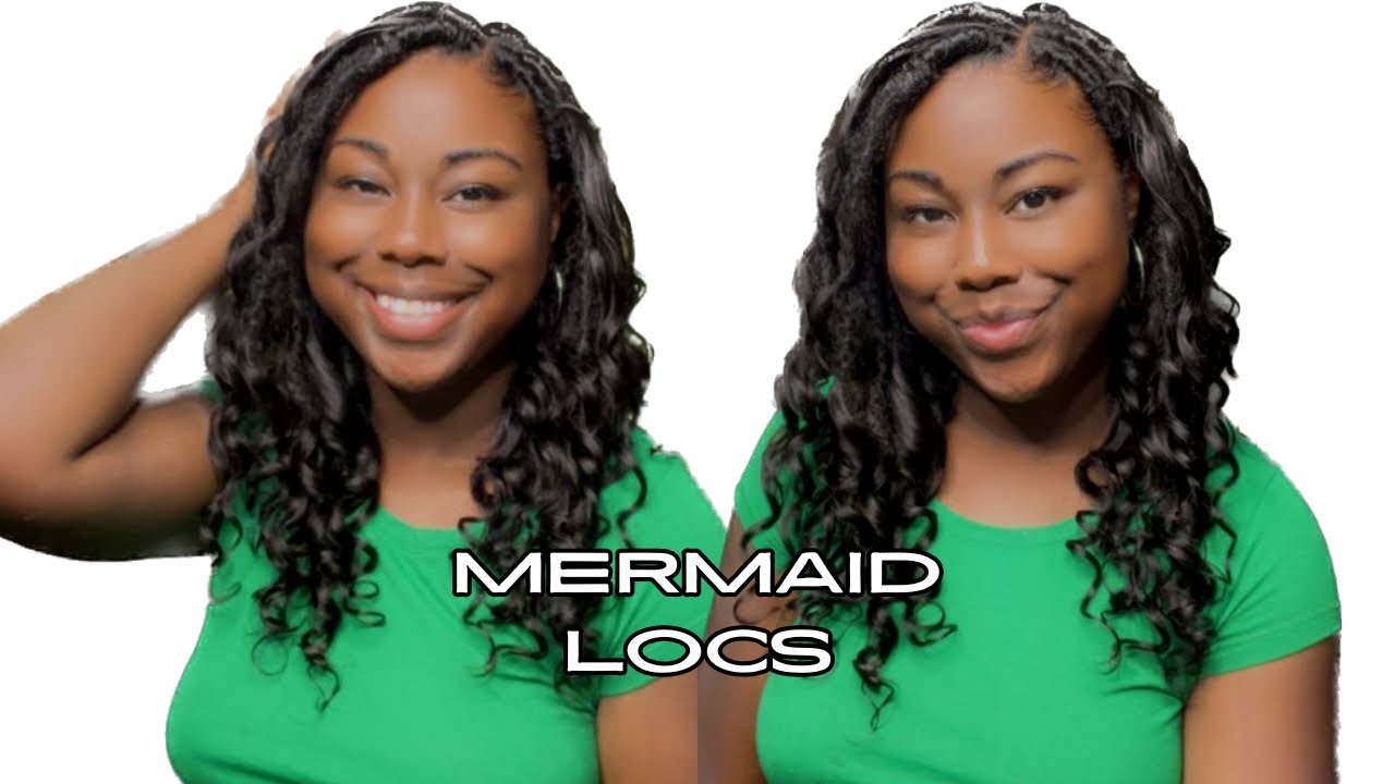 How to: Faux Mermaid Locs ft. YWigs - YouTube