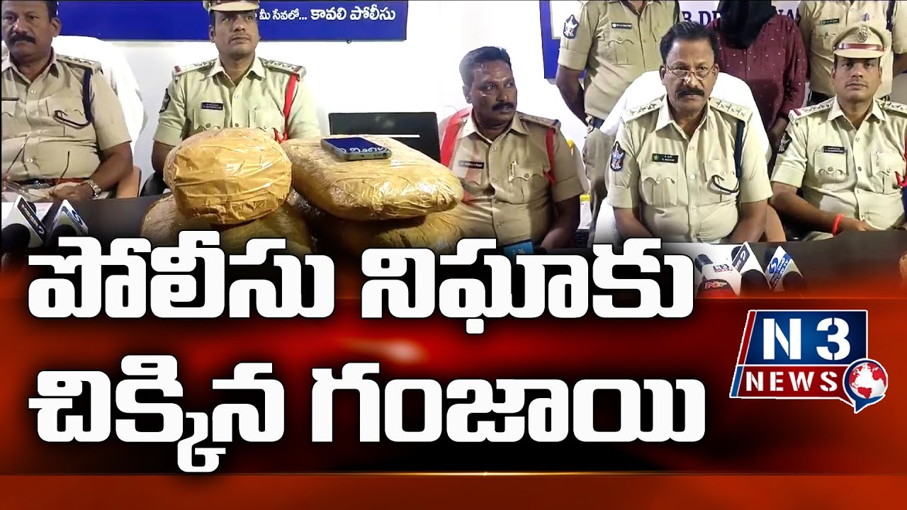 పోలీసు నిఘాకు చిక్కిన గంజాయి @N3NEWS #kavali #ganjayi - YouTube