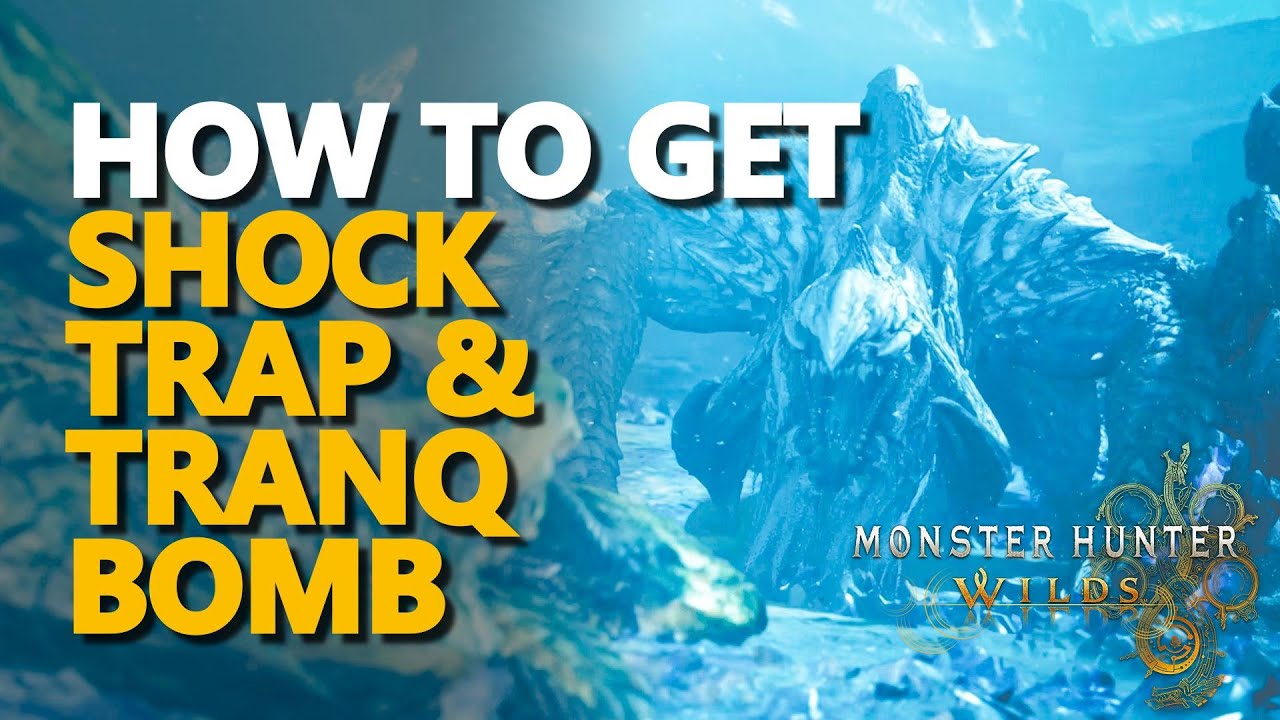 How to get Shock Trap and Tranq Bomb Monster Hunter Wilds - YouTube